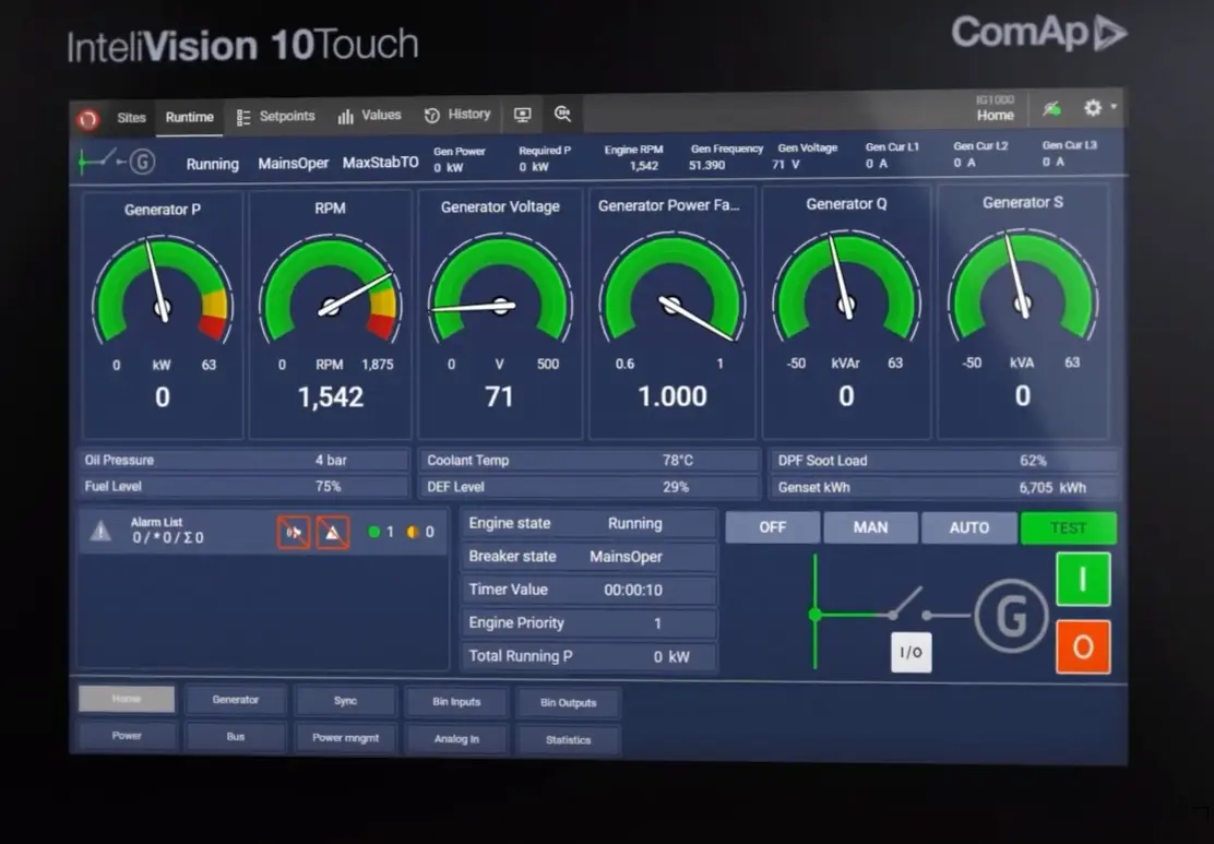 ComAp - InteliVision 10Touch | ComAp